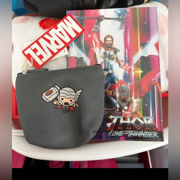 Marvel | Other | Marvel Thor Coin Pouch Collector Cards | Poshmark
